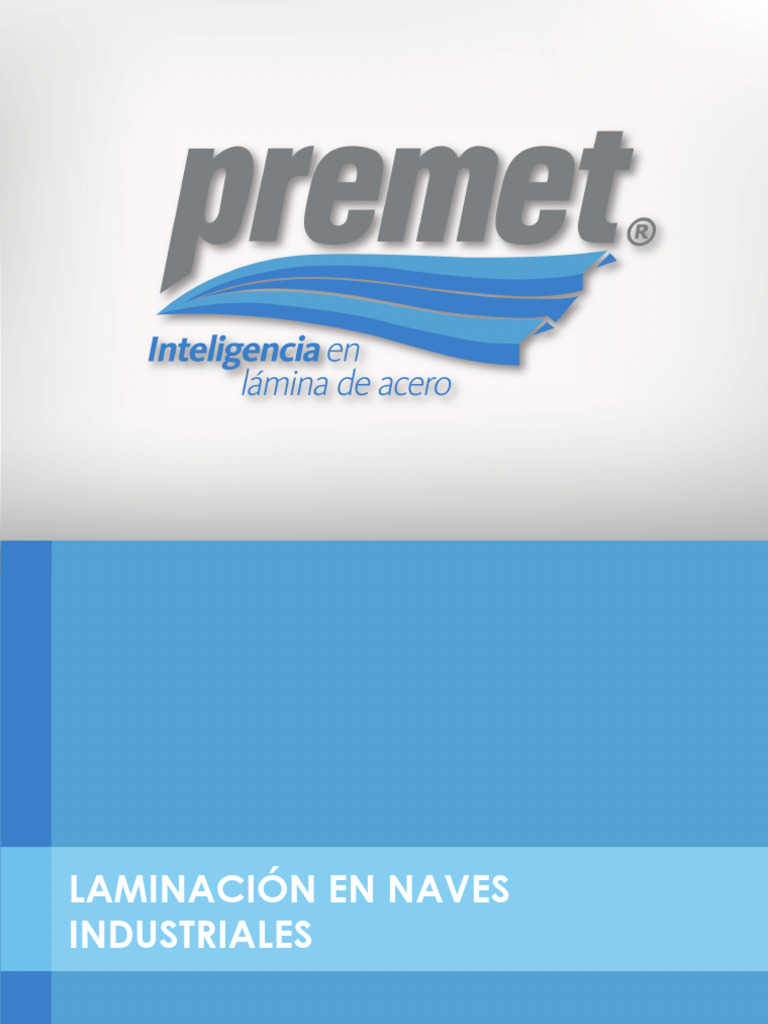 Laminacion Naves Industriales PREMET | PDF | Acero | Revestimiento