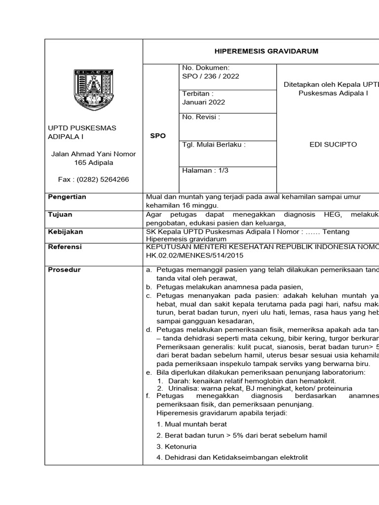 Sop Heg | PDF | Kesehatan Holistik