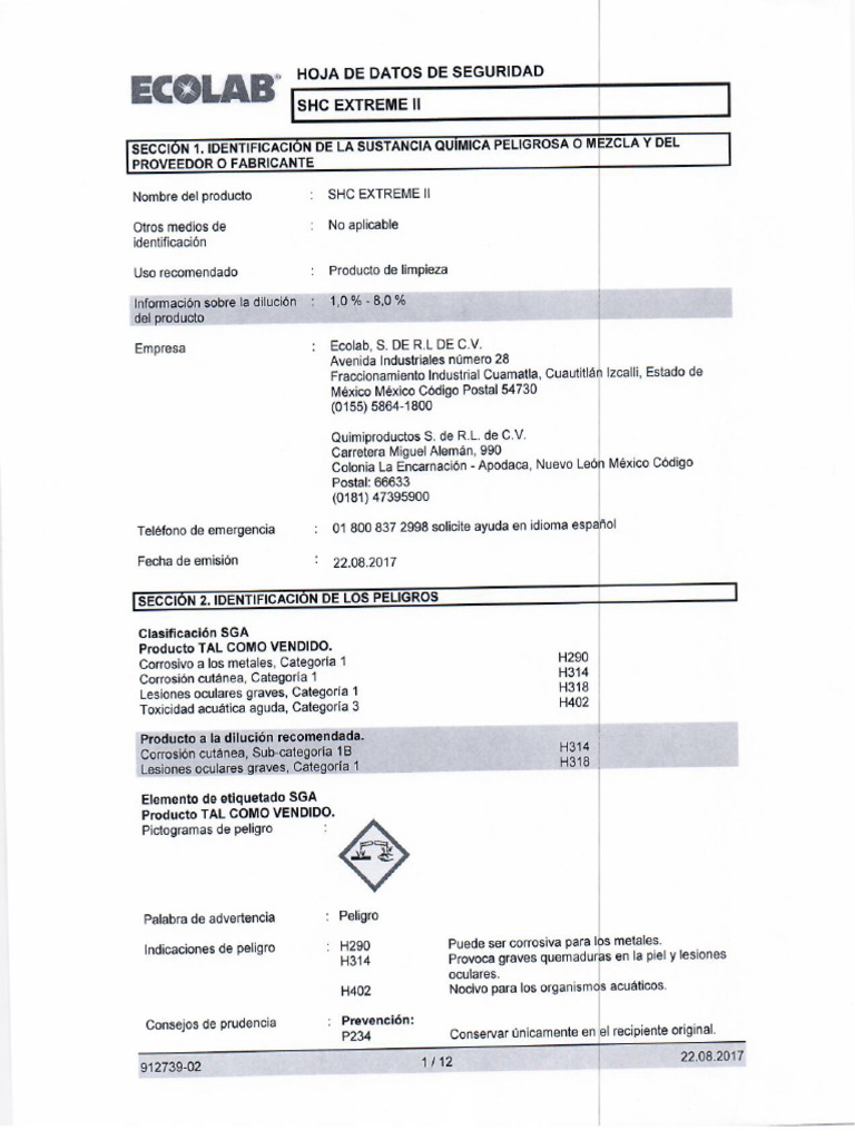 SHC Extreme II | PDF