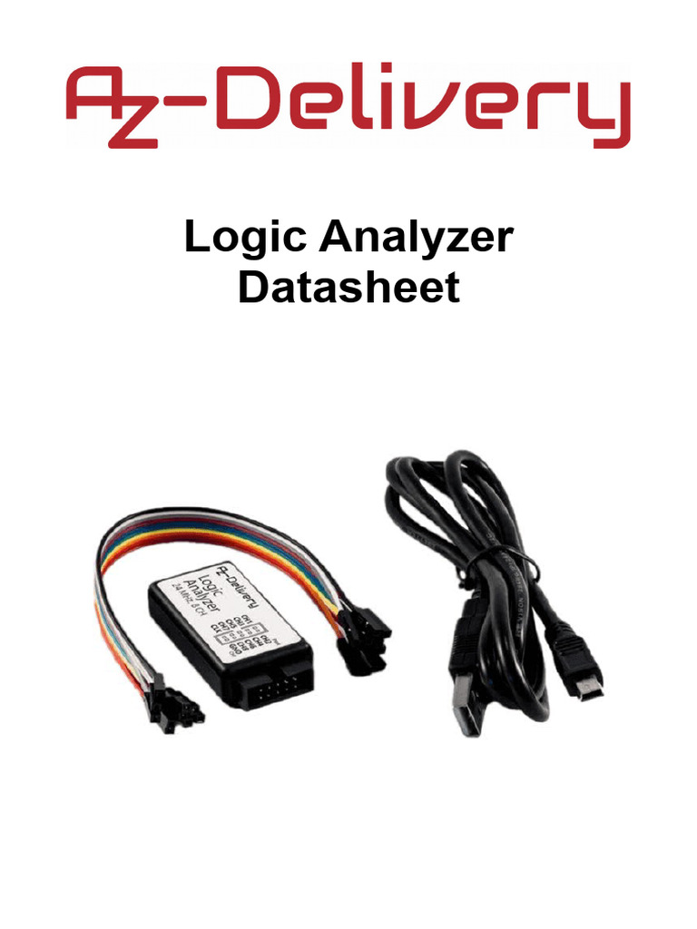 AZDelivery Logic Analyzer Datasheet | PDF | Manufactured Goods ...
