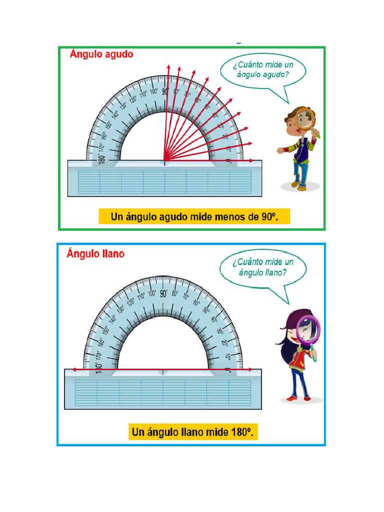 Ficha de Las Clases de Angulos | PDF