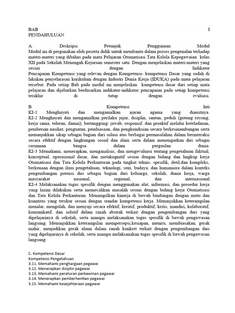 Modul Otkp Kls 12 | PDF