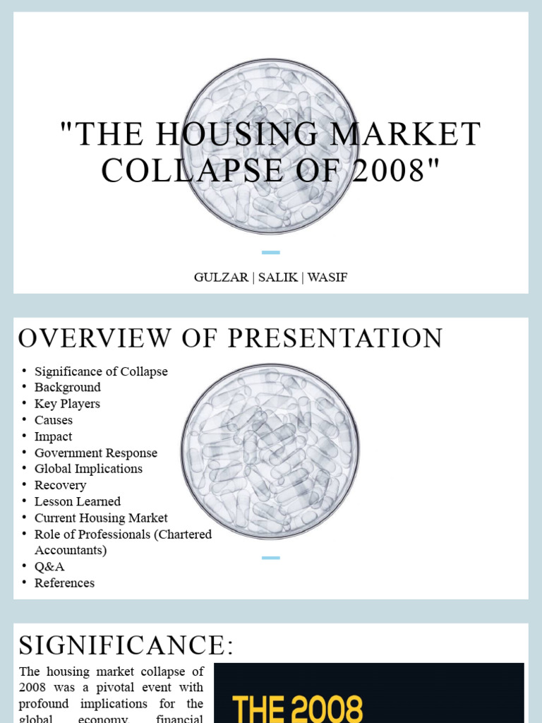 2008 Housing Market Collapse Analysis | PDF | Collateralized Debt ...