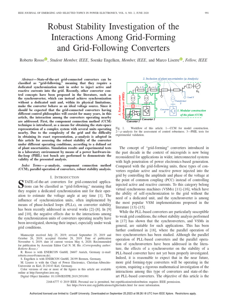 Robust Stability Investigation of The Interactions Among Grid-Forming and Grid-Following ...