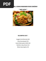 PROPOSAL USAHA Mie Ayam | PDF