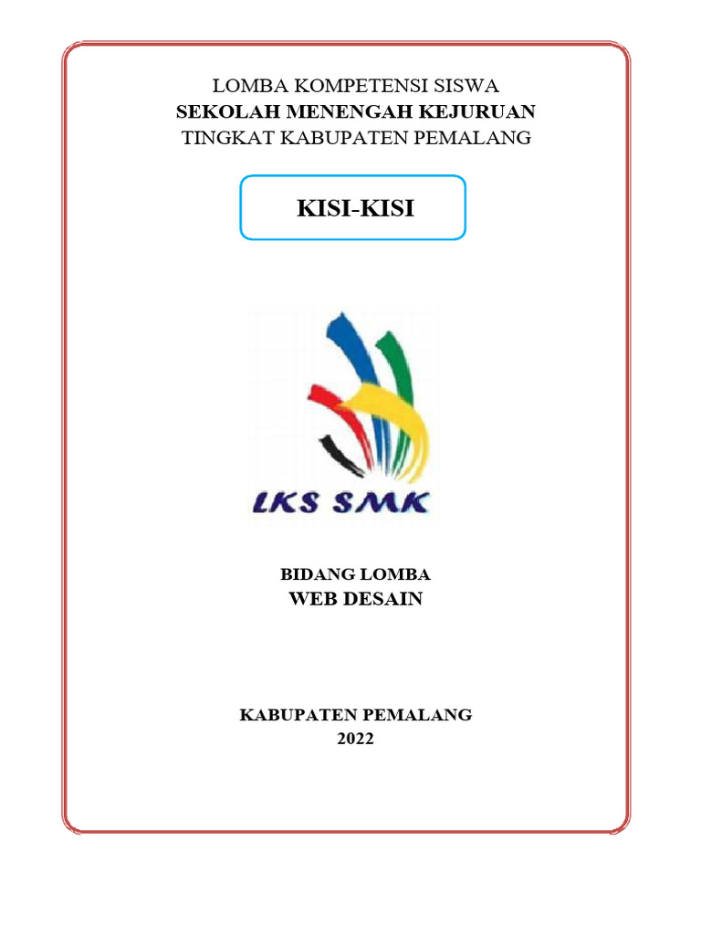 Kisi Kisi Lks Web Desain Pemalang 2022 Pdf