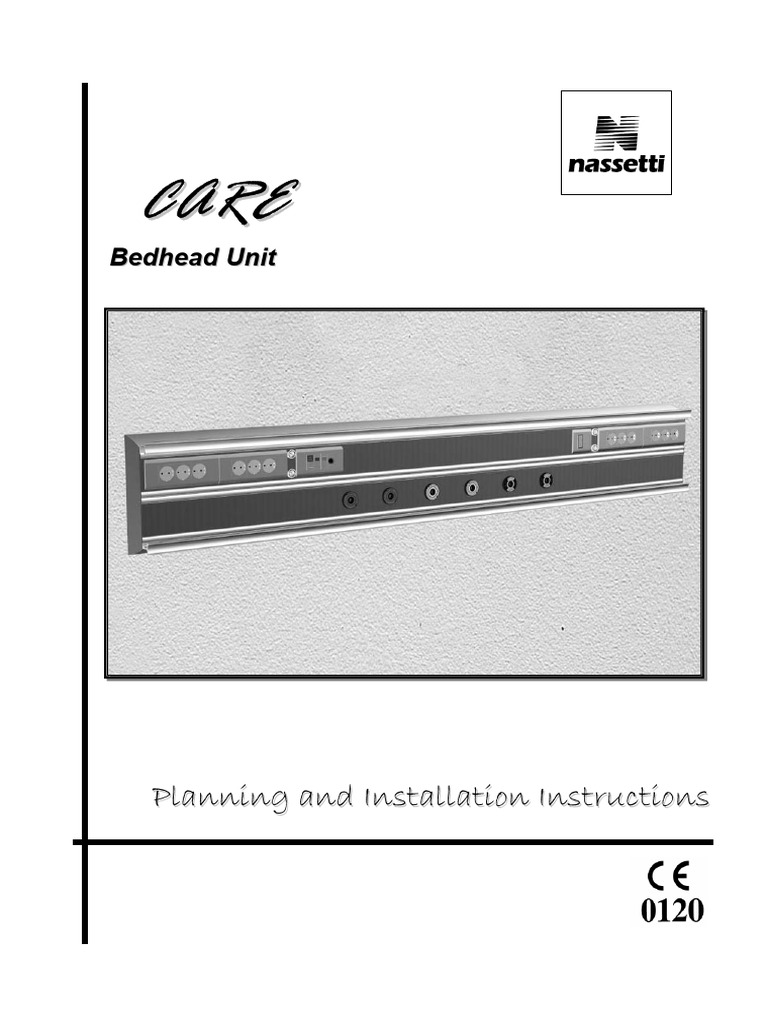 Nassetti Bedhead Unit Care - Installation Manual | PDF | Electrical ...