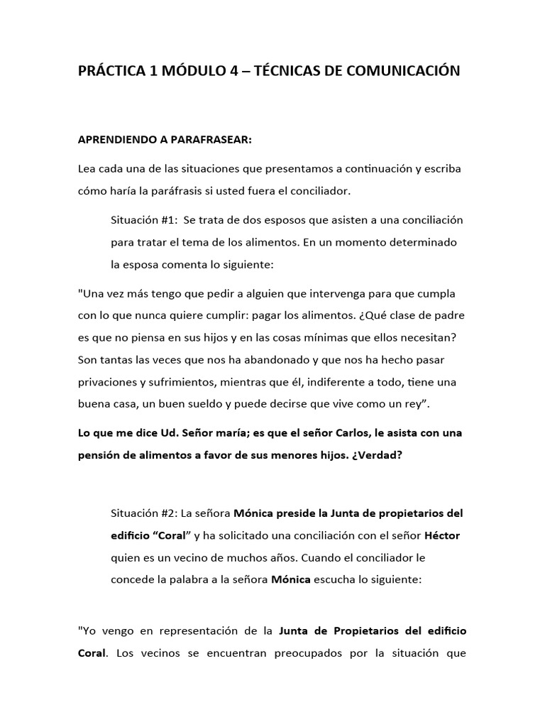 Práctica 01 Modulo Basico 4 | PDF