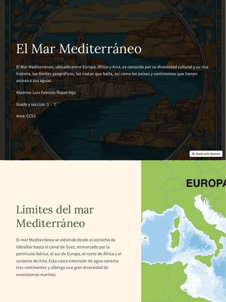 El Mar Mediterraneo Pdf