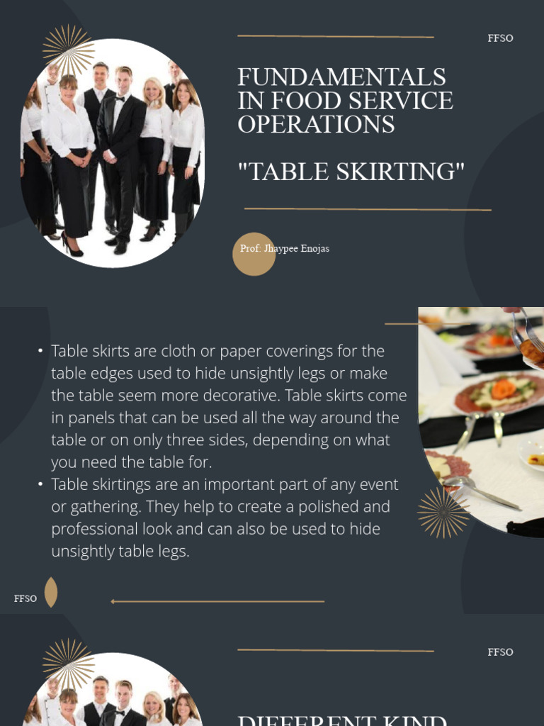 Midterm 2ND Lesson Fundamentals in Food Service Operations Table ...