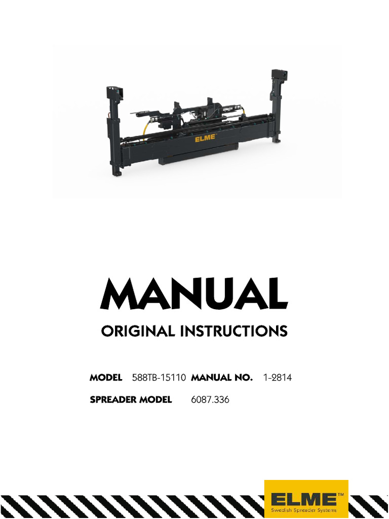 Elme 1-2814 - 588TB-15110 - Maintenance | PDF