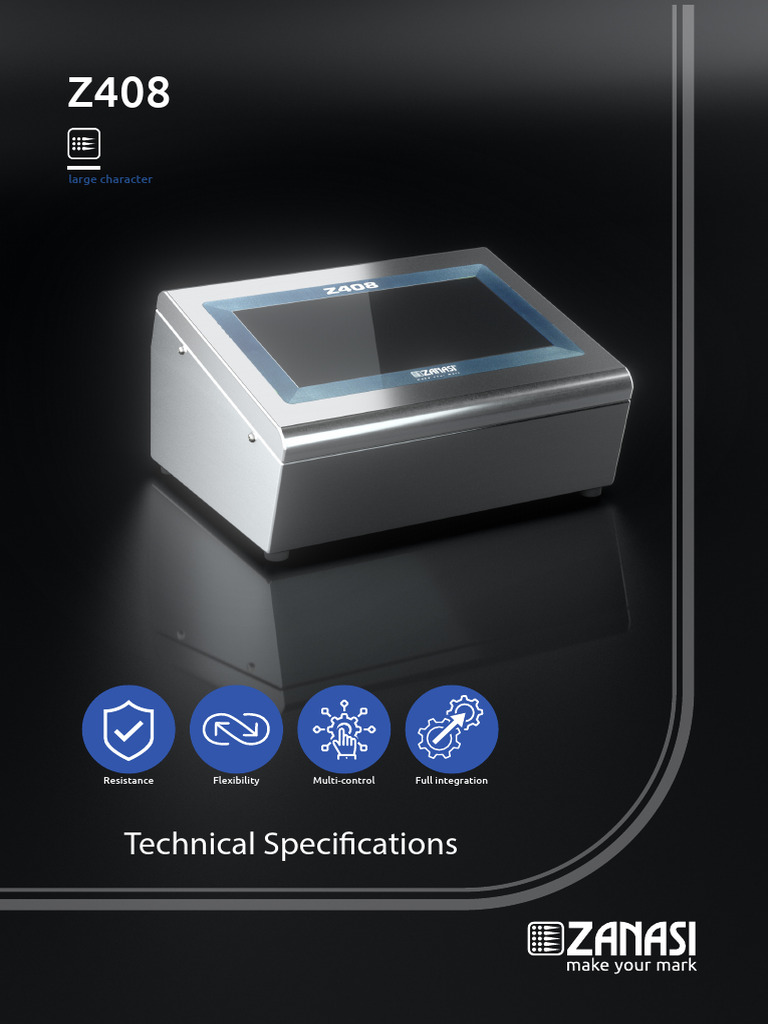 Z408 Technical Brochure (ENG) | PDF | Printer (Computing) | Icon ...