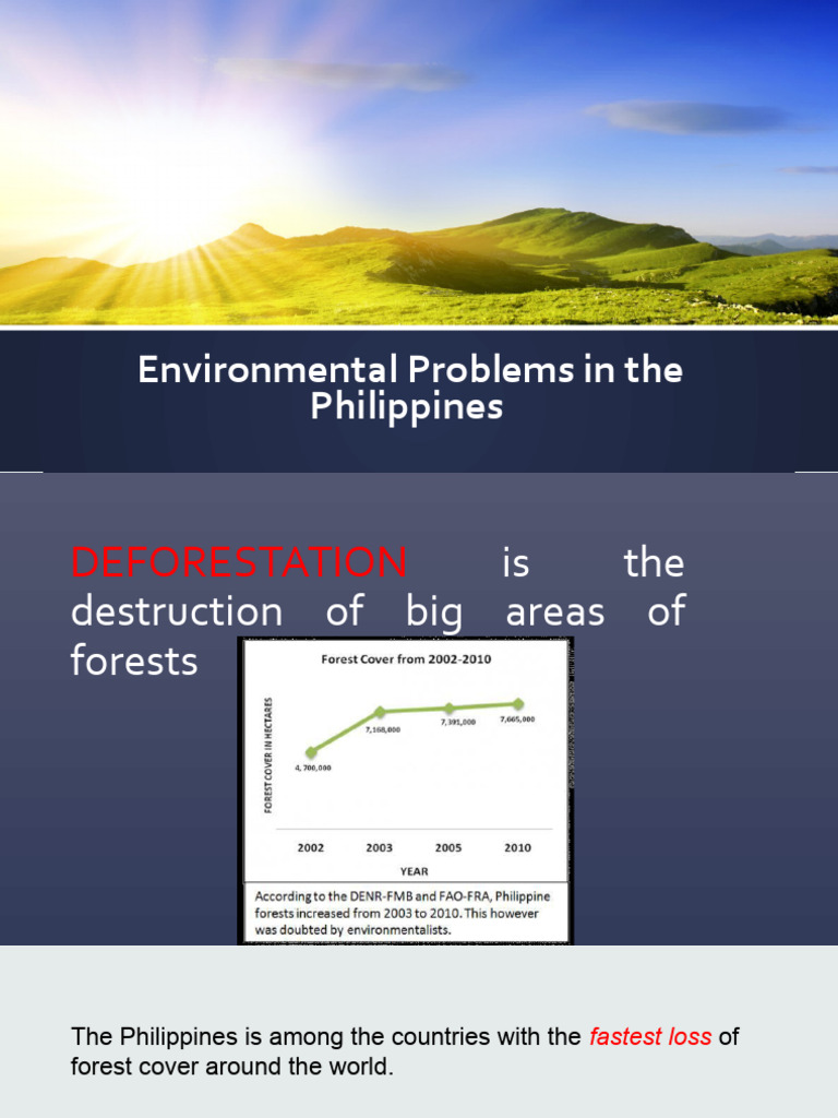 Environmental Issues in the Philippines | PDF | Mining | Deforestation