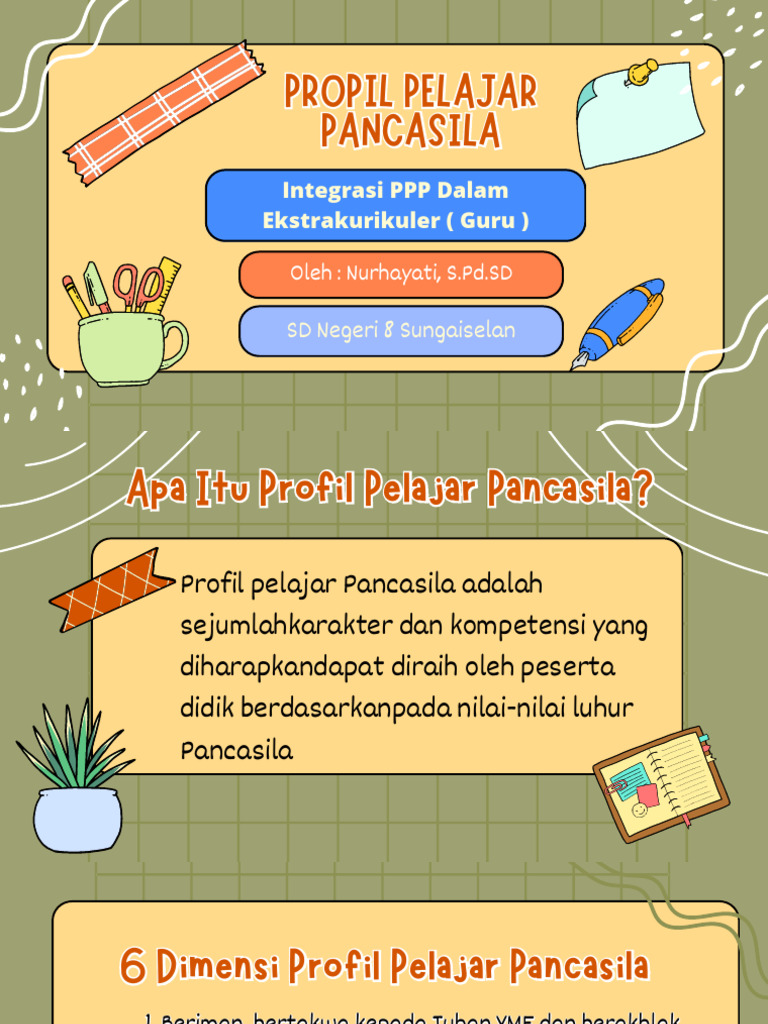 Profil Pelajar Pancasila | PDF | Karier & Perkembangan