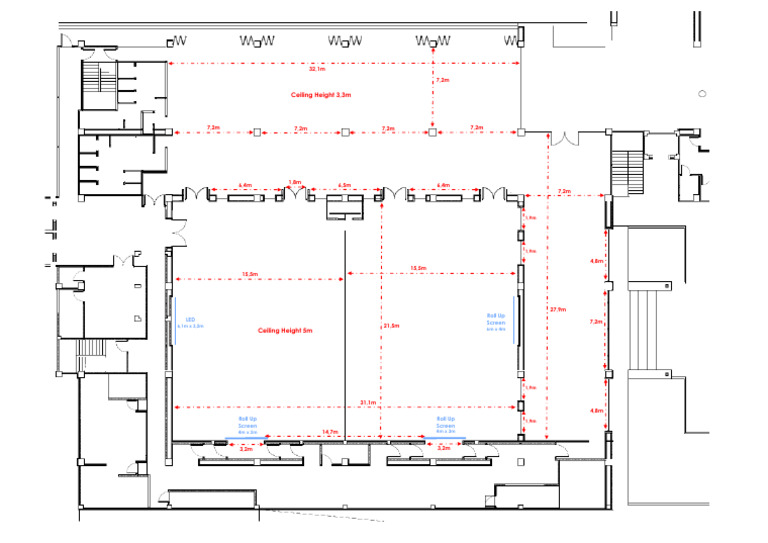 Ballroom Measurement | PDF