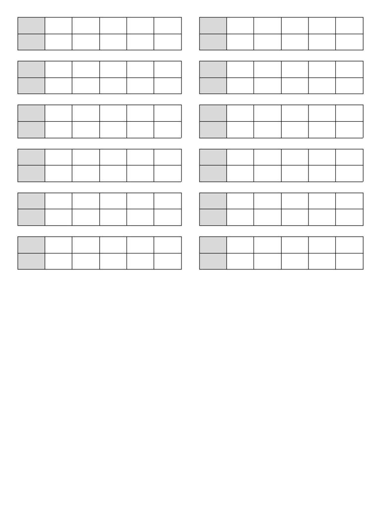 Tablas de Variacion Proporcional | PDF Tablas de Variacion Proporcional | PDF