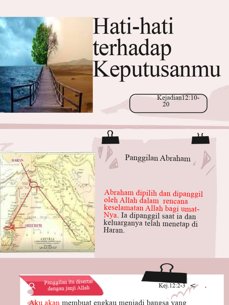 Keputusan Iman Abraham dan Janji Tuhan | PDF