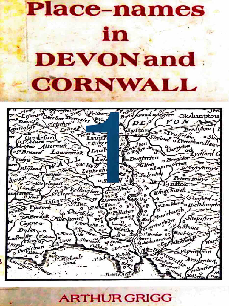 Place Names 1 | PDF | English Language | Cornwall