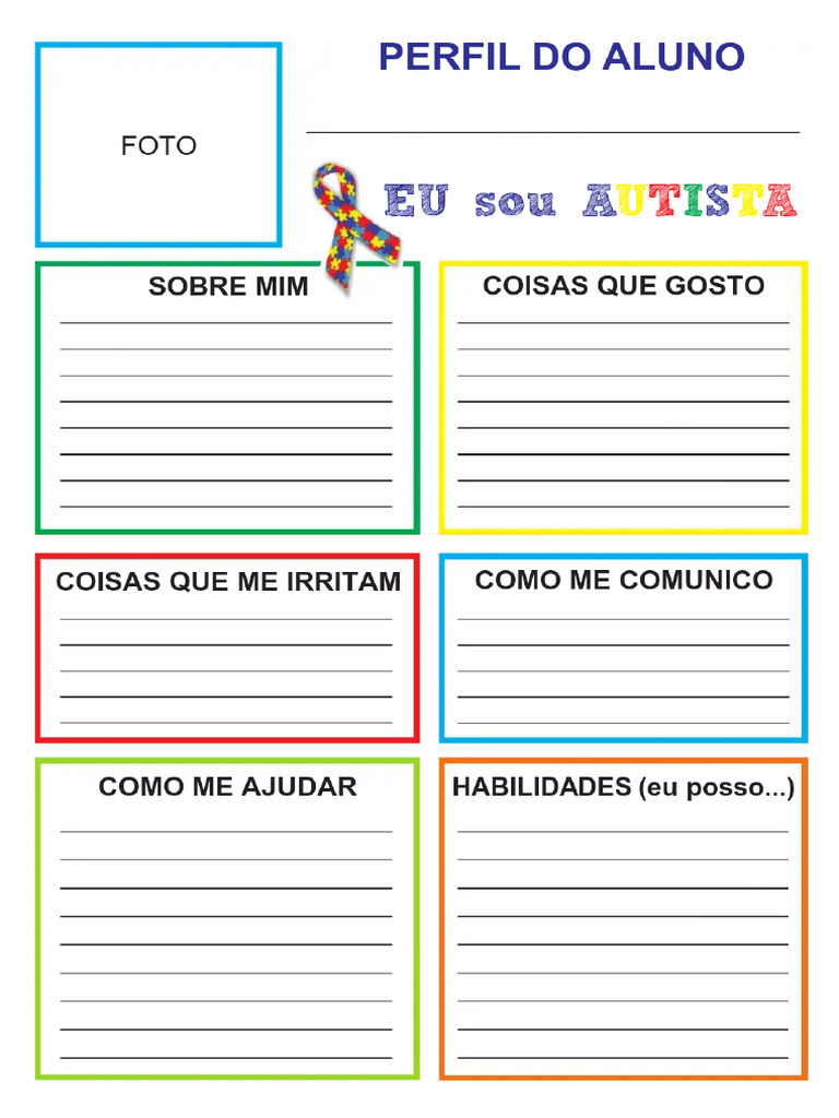 Perfil Do Aluno Autista | PDF