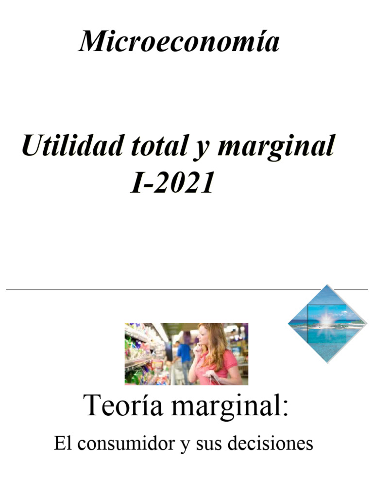 Teoría del Consumidor y Utilidad | PDF | Utilidad | Utilidad marginal