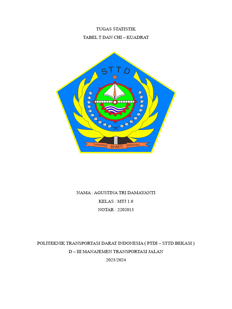 Panduan Membaca Tabel T Statistik | PDF