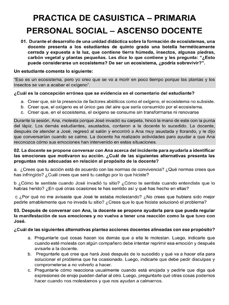 PRACTICA DE CASUISTICA 28 de OCTUBRE | PDF