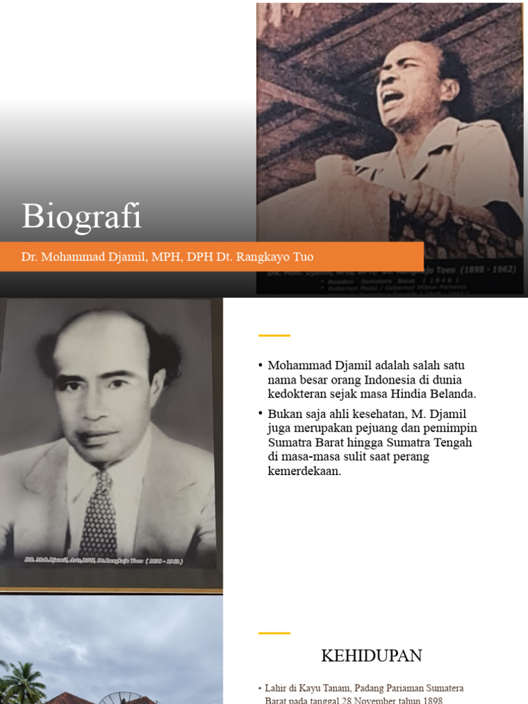 Biografi Dr. Moh Djamil | PDF
