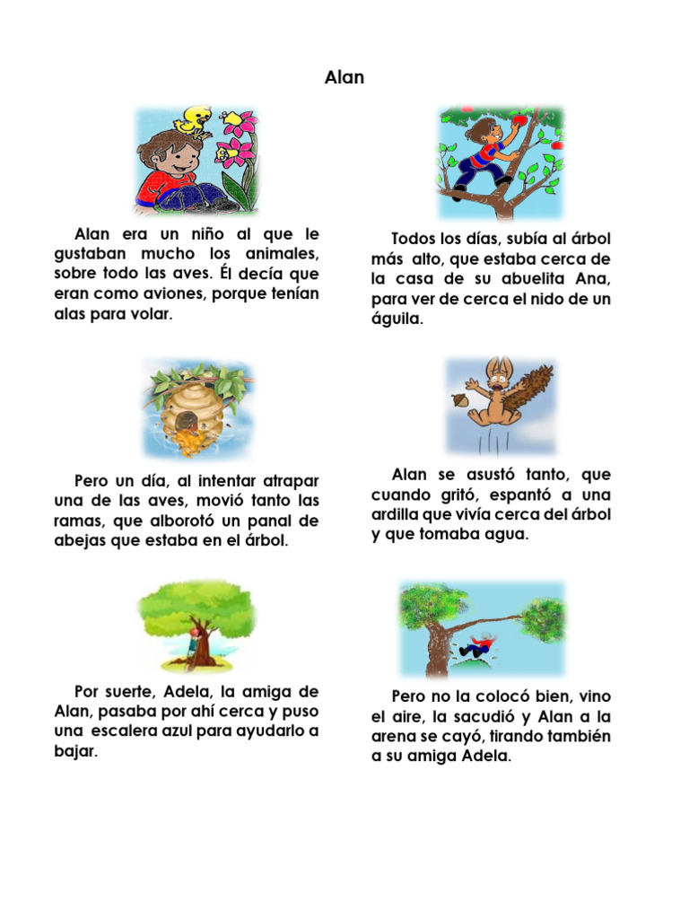 Lectura Con La Letra Aa | PDF