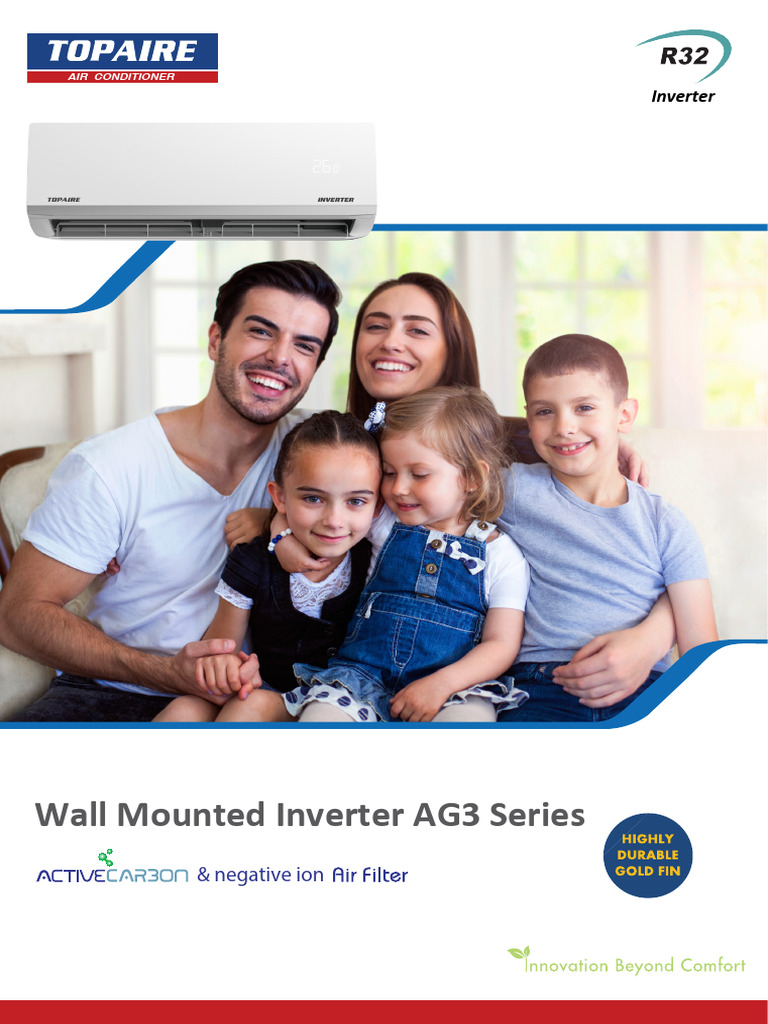 Topaire Wall Mounted R32 Gas TWM/AG3 /catalogue 2023 | PDF | Power ...