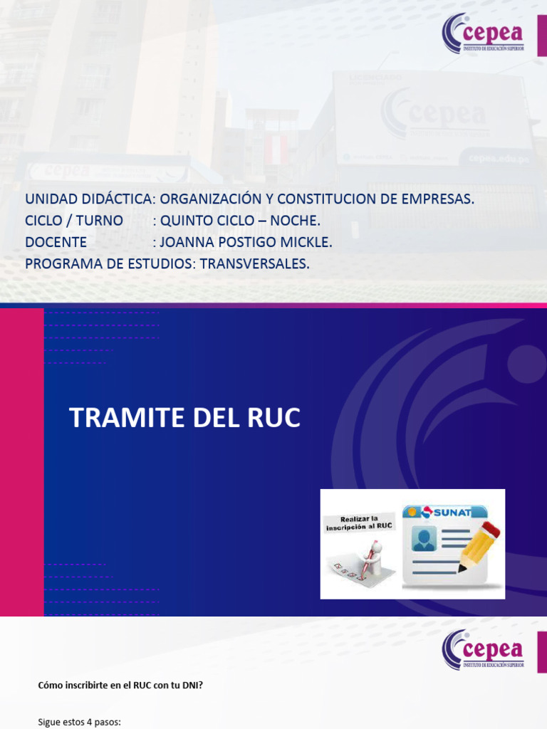 Tramite Del Ruc | PDF