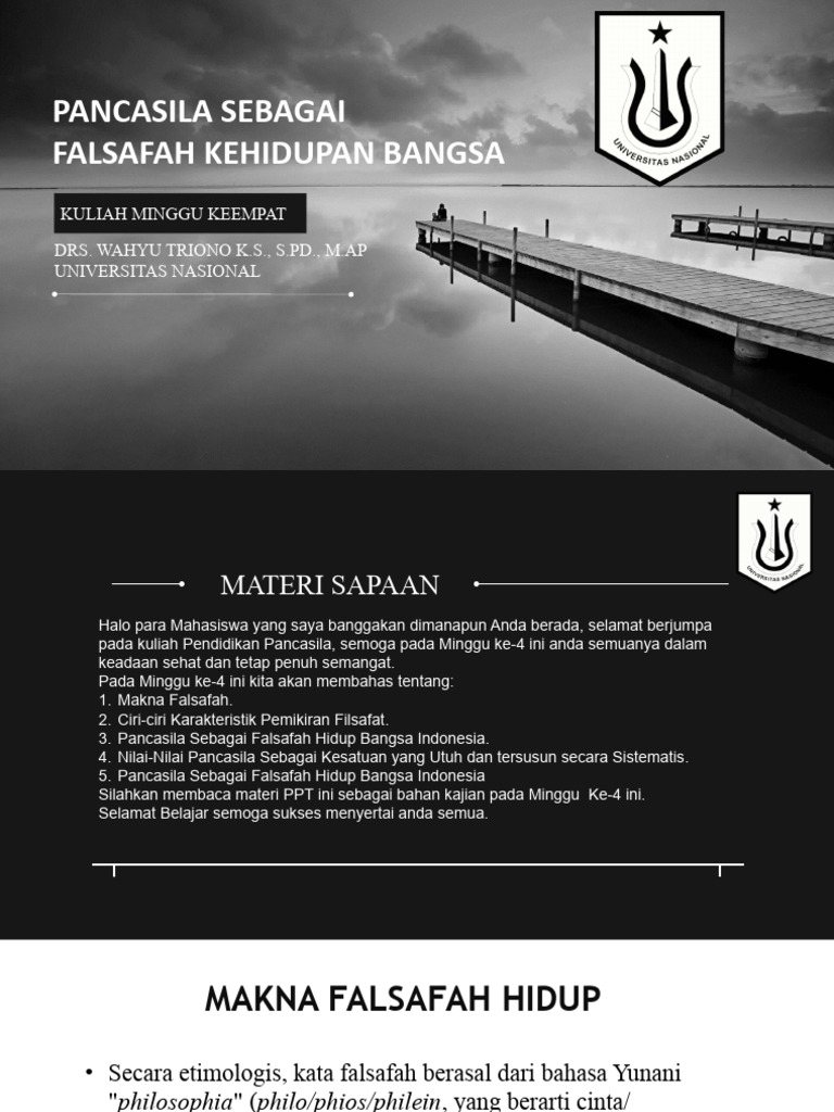 Pancasila Sebagai Falsafah Bangsa | PDF | Filsafat