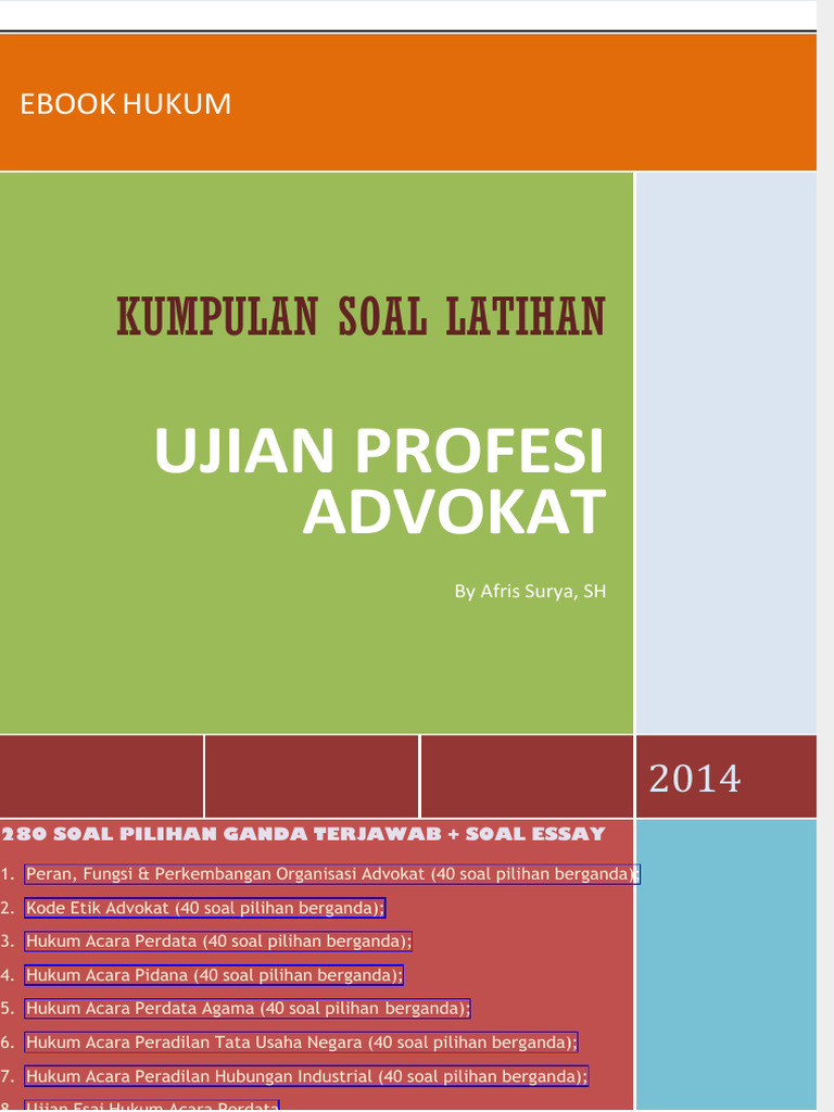 Kompilasi Soal UPA | PDF