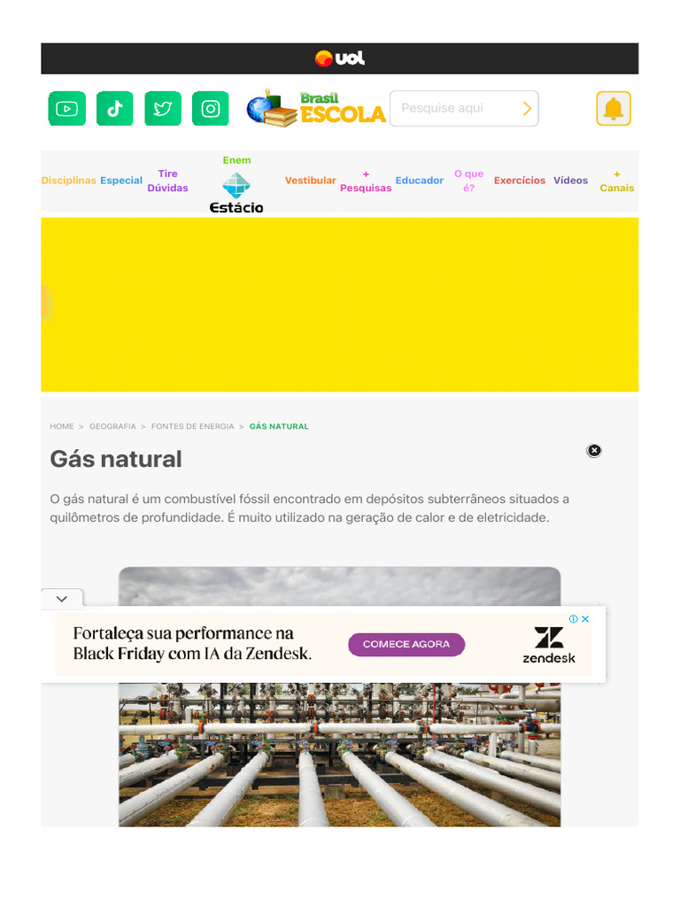 Características e Usos do Gás Natural | PDF | Gás natural ...