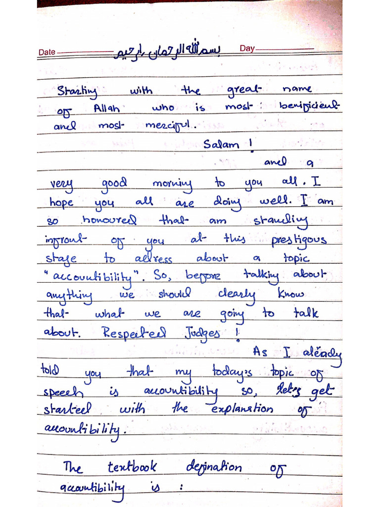 English Speech - Ashar | PDF