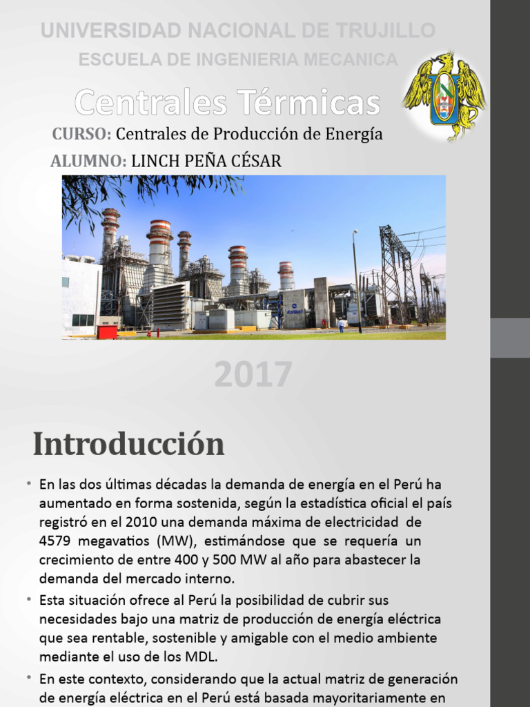 Centrales Termicas Diapos | PDF | Máquina de vapor | Presión