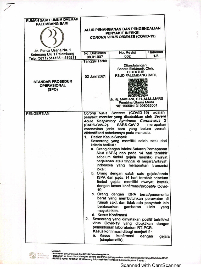 AKP 1.2.B.4 Alur Penanganan Dan Pengendalian Penyakit | PDF