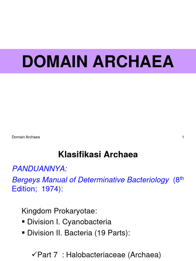 Domain Archaea | PDF | Archaea | Gram Positive Bacteria