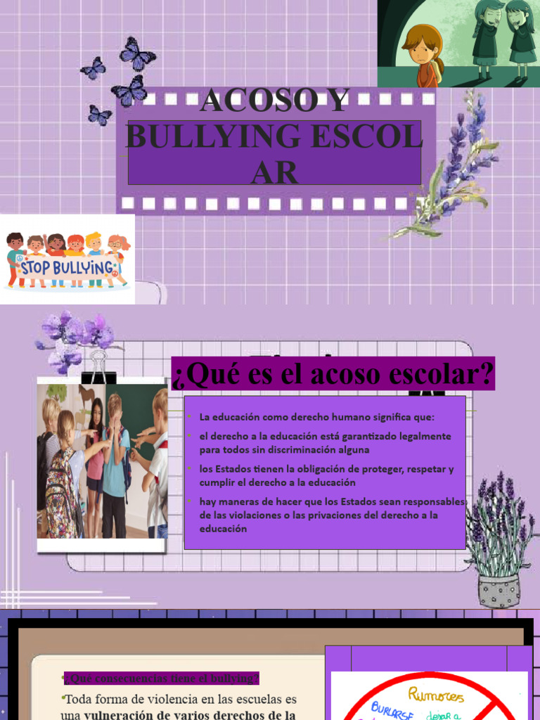 Acoso y Bullying Escolar | PDF | Psicología Social | Injusticia