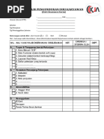 Form Permohonan Kasbon Karyawan | PDF