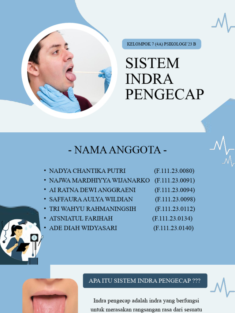 Sistem Indra Pengecap | PDF