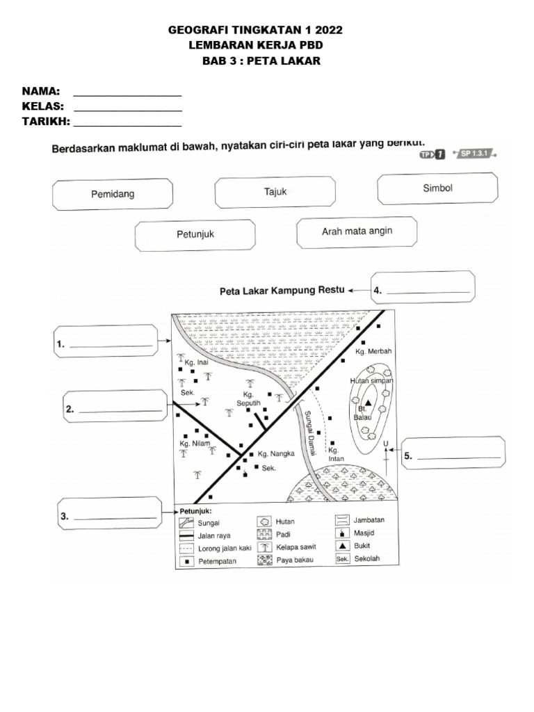 Latihan Geo Bab 3 t1 | PDF