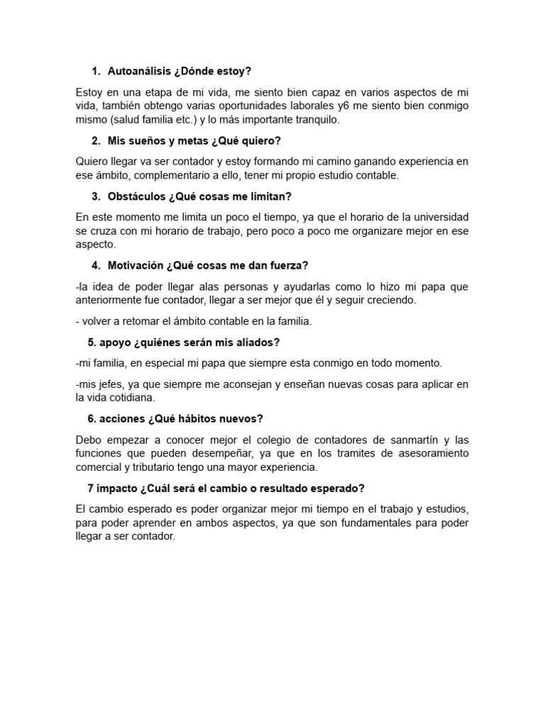 Autoanálisis Etapas | PDF