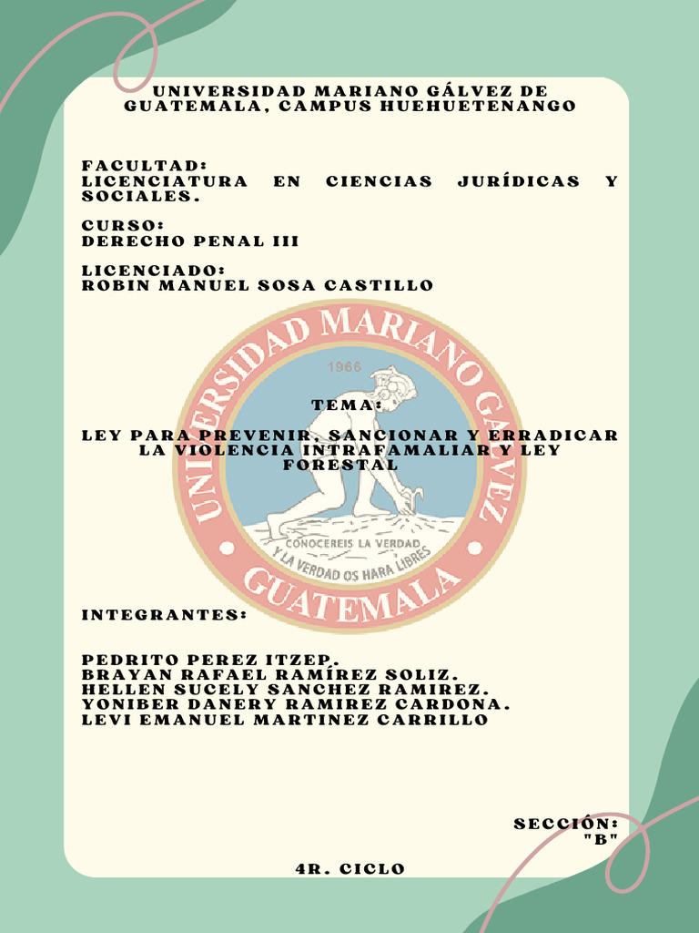 Ley para Prevenir, Sancionar y Erradicar La Violencia Intrafamaliar y ... Ley para Prevenir, Sancionar y Erradicar La Violencia Intrafamaliar y ...