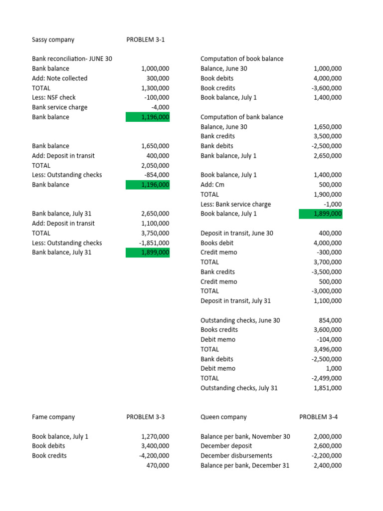 PROOF OF CASH | PDF | Banks | Deposit Account