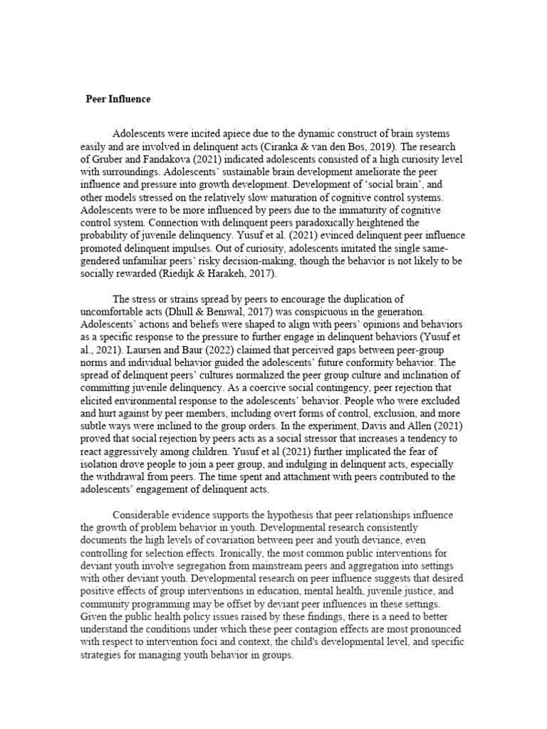 RRL New | Download Free PDF | Adolescence | Juvenile Delinquency RRL New | Download Free PDF | Adolescence | Juvenile Delinquency