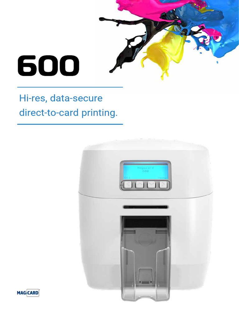 Magicard 600 Brochure EN Iss1.04 Web | PDF | Printer (Computing) | Smart Card