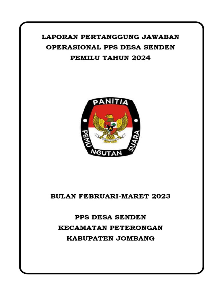 LPJ Operasional Dan Honor | PDF