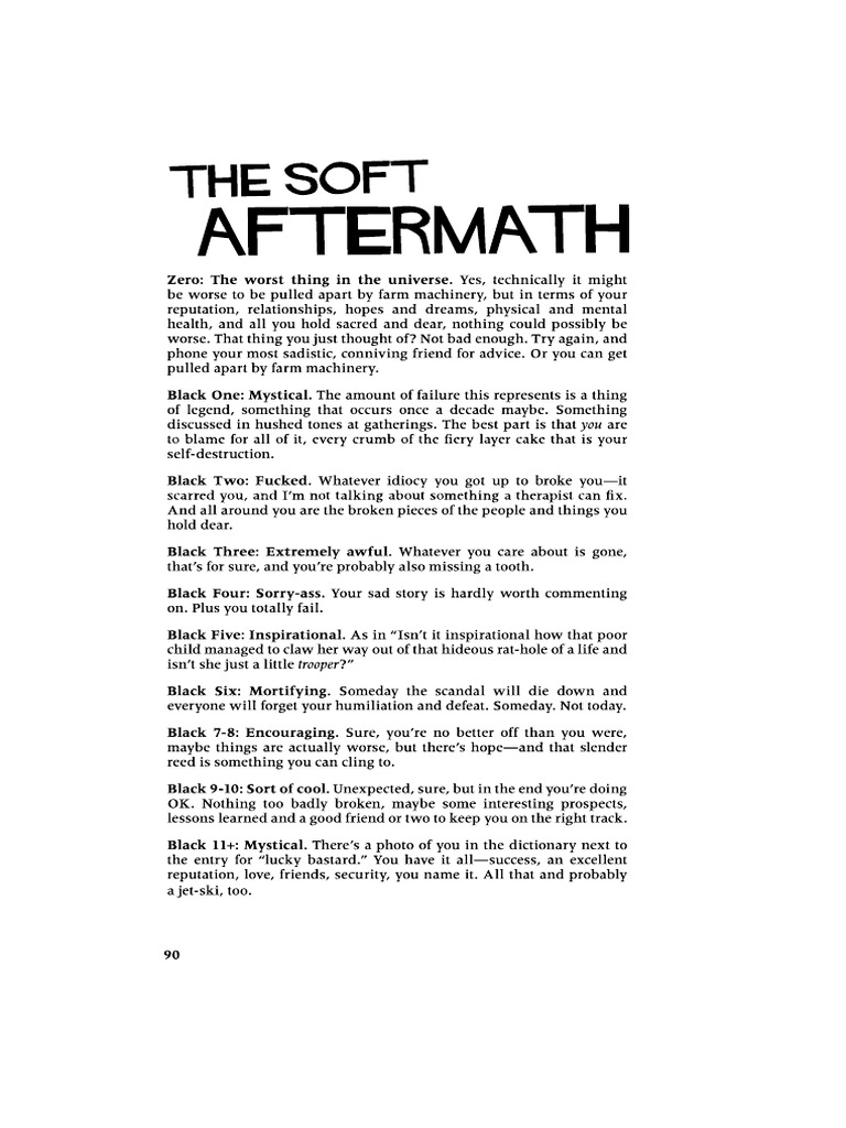 Soft Aftermath | PDF