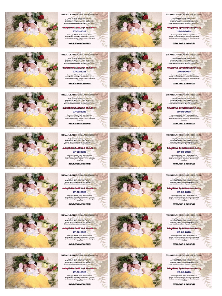 Aqikah Terbaru | PDF