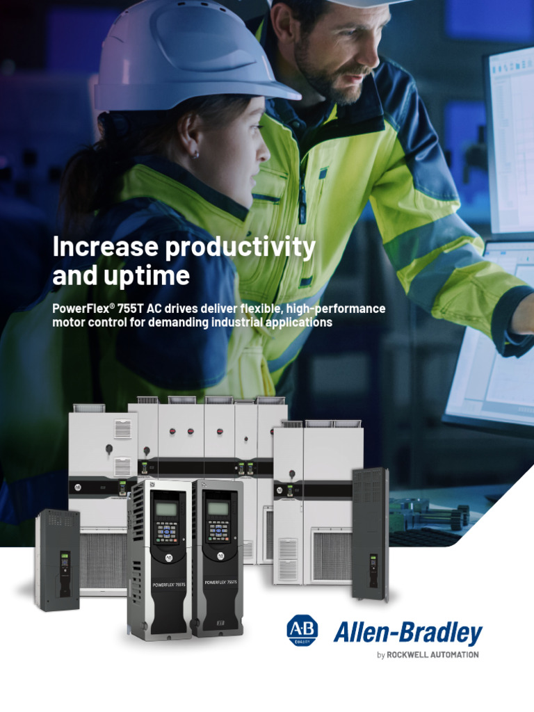 PowerFlex 755T Brochure 2022 | PDF | Electric Motor | Computer Security